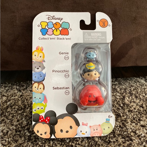 Disney | Toys | Tsum Tsum Sebastian Pinocchio Genie Disney Vinyl | Poshmark